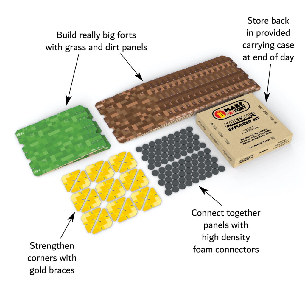 Minecraft Fort Kits (1 Pack) | Make-A-Fort