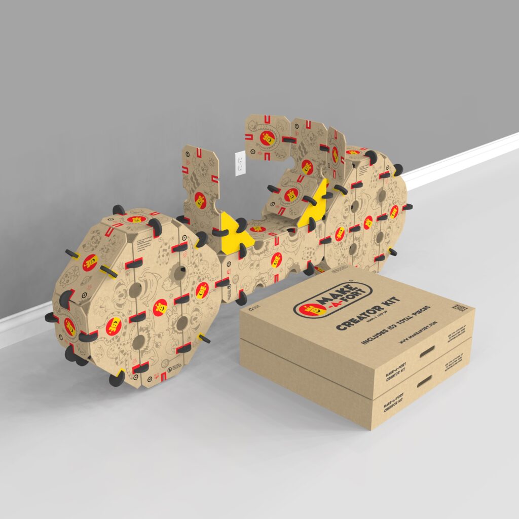 Build a Cardboard Motorcycle | Make-A-Fort